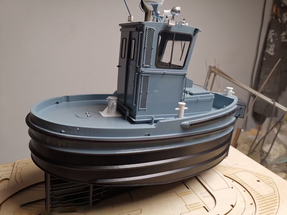 U.S. Navy Boomin Beaver Tug Boat 1:18 342mm RC Model Ship Kit | eBay