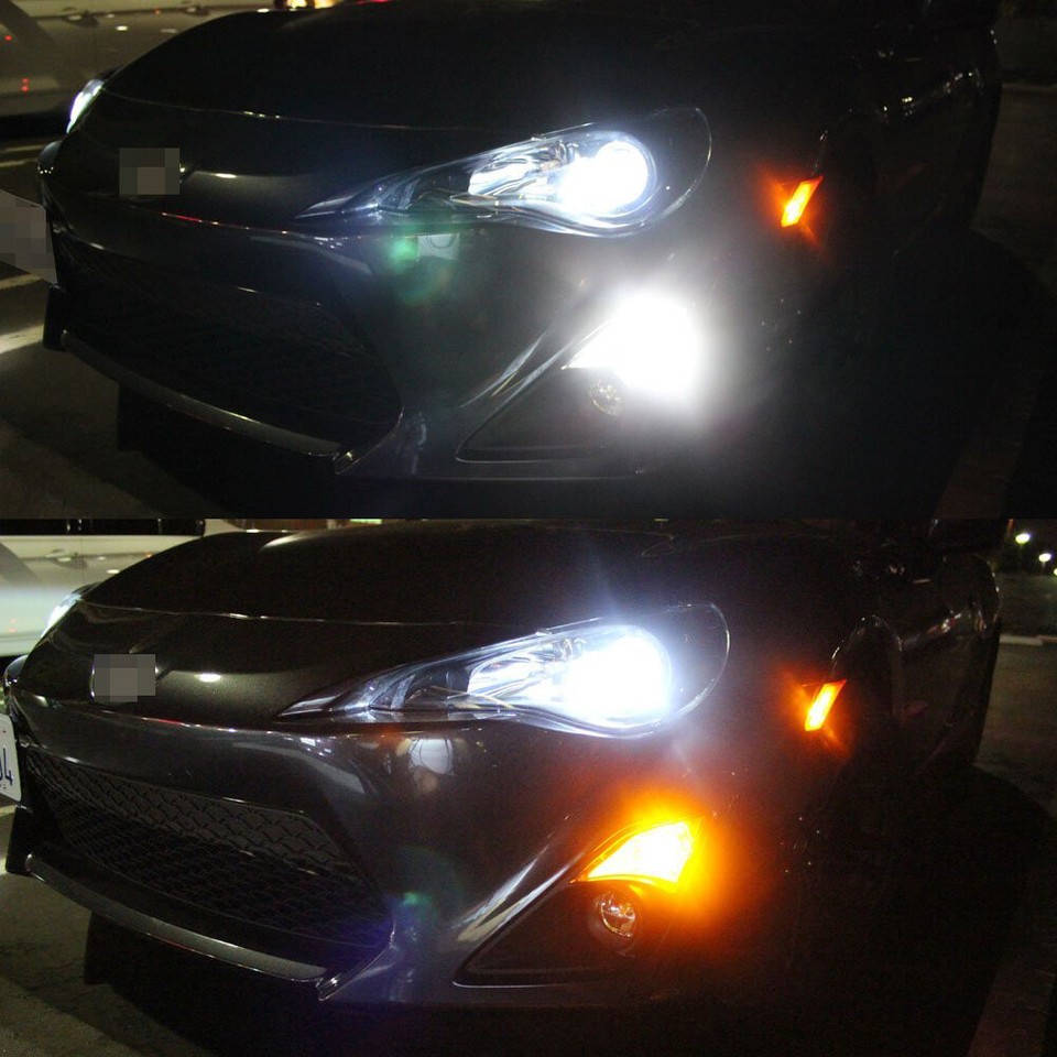 No Hyper Flash Switchback LED Turn Signal Lights Bulbs for Scion FR-S ...