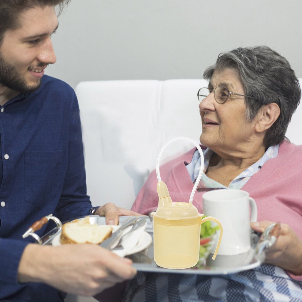 Anti-choking Straw Cup Baby Elder Elderly Disability Drinking Cups ...