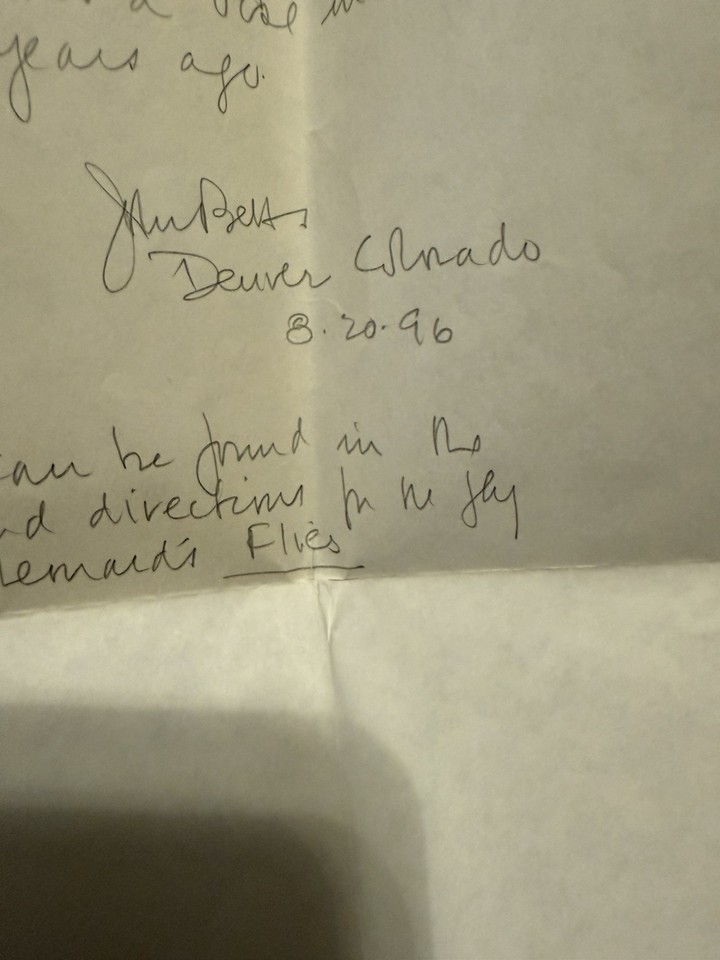 John Betts Cleveland Fly Framed Shadowbox Signed Art Sketch, Hand ...