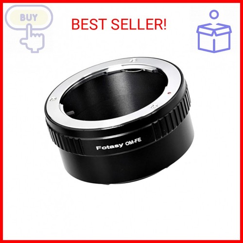 Fotasy Olympus OM Lens to E Mount Adapter, OM FE Adapter, OM Adapter to ...