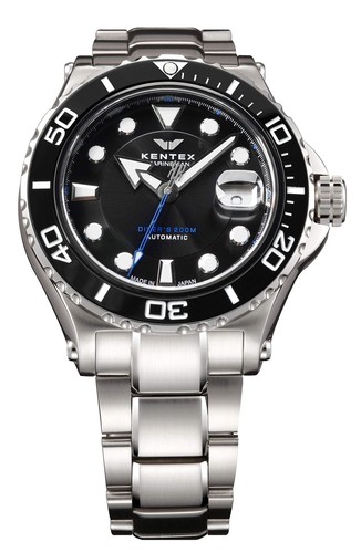 Kentex Watch 200m WP Marine Man Sea Hose II Divers S706M-21 Mens Silver ...