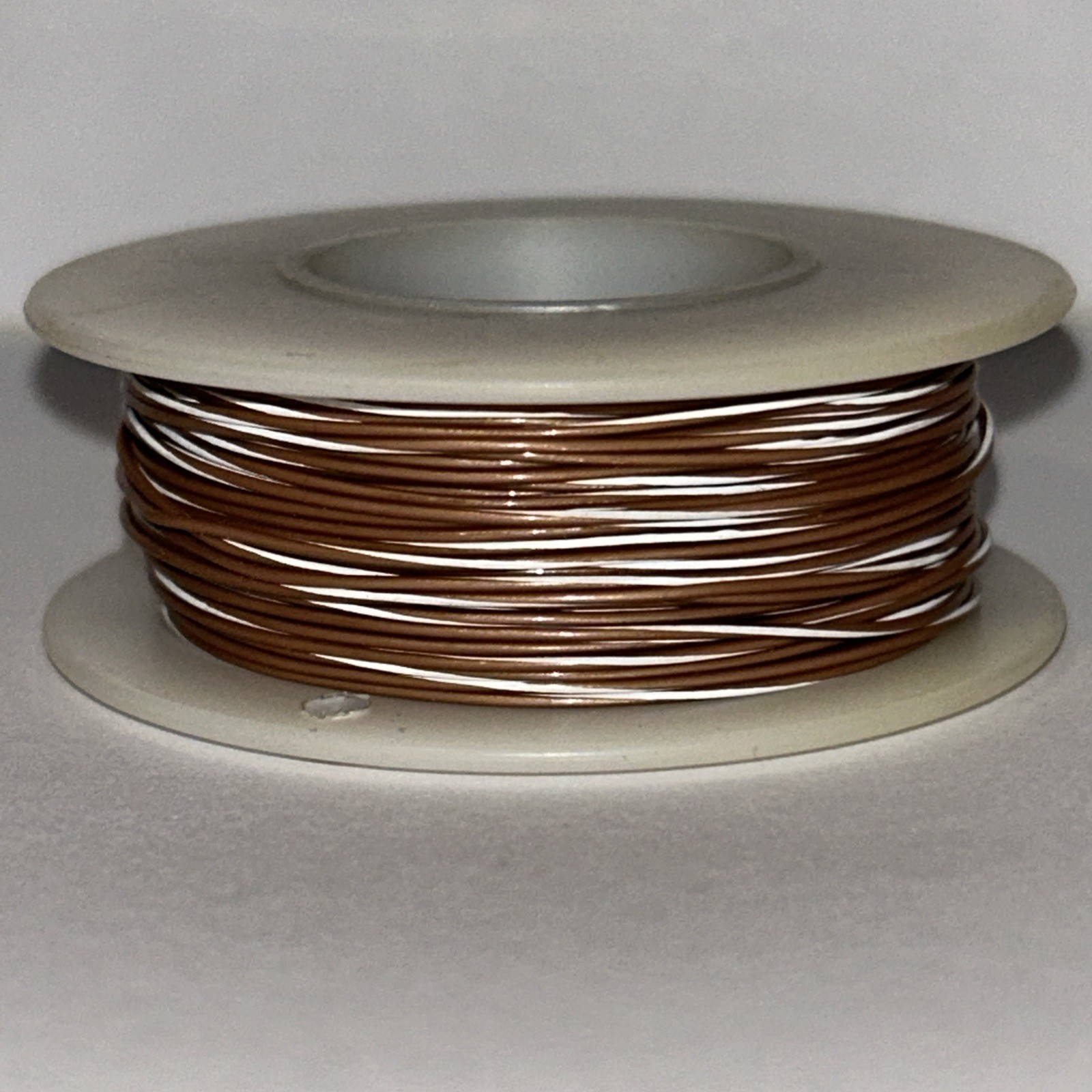 28 GA. 19 Strand Type "ET" Teflon M16878/6-28 200°C @ 600V Brown/Wht ...