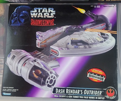Kenner STAR WARS Shadows of the Empire DASH RENDAR's OUTRIDER Excellent ...
