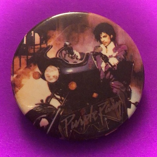 PRINCE PURPLE RAIN Pin Vintage 80s Pinback Button Badge 1980s Original ...