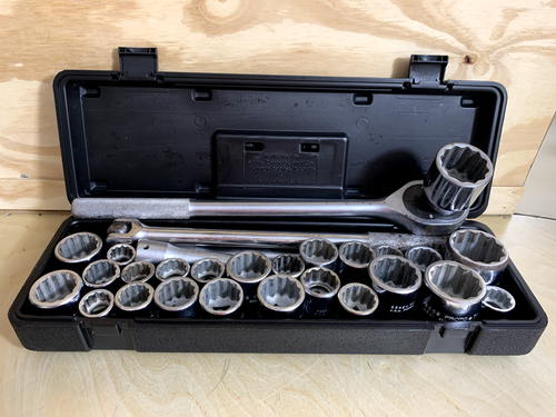 PROTO Professional 3/4” Drive Standard & Metric Socket Set w/Case | eBay