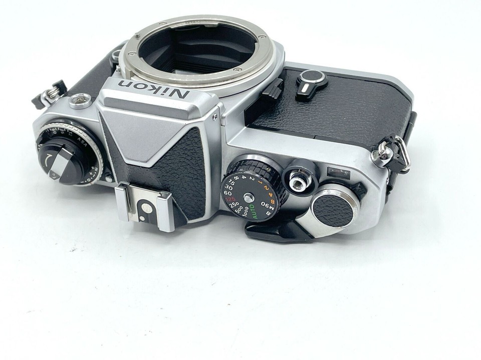 Nikon FE SLR film camera body; choice of Chrome and Black color - Very ...