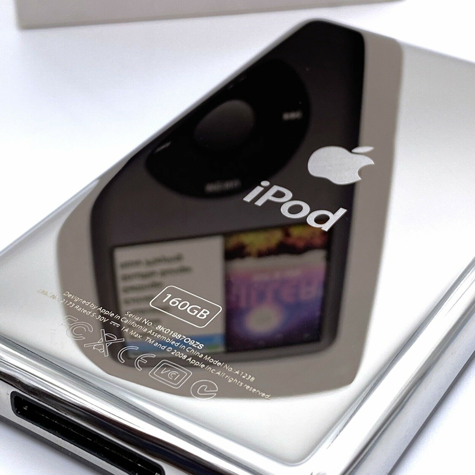 Apple iPod Classic 7th Gen 128GB 160GB 256GB 512GB 1TB 2TB SSD Blue ...
