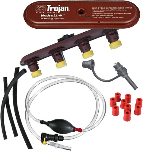 Trojan HydroLink Watering System for 48V Club Car 8V Battery Kit, Plus ...