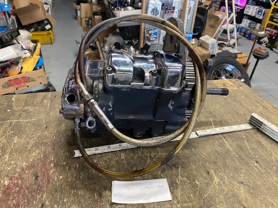 OEM Harley Softail Transmission 5 speed Custom Chopper 1986-1989 Taper ...