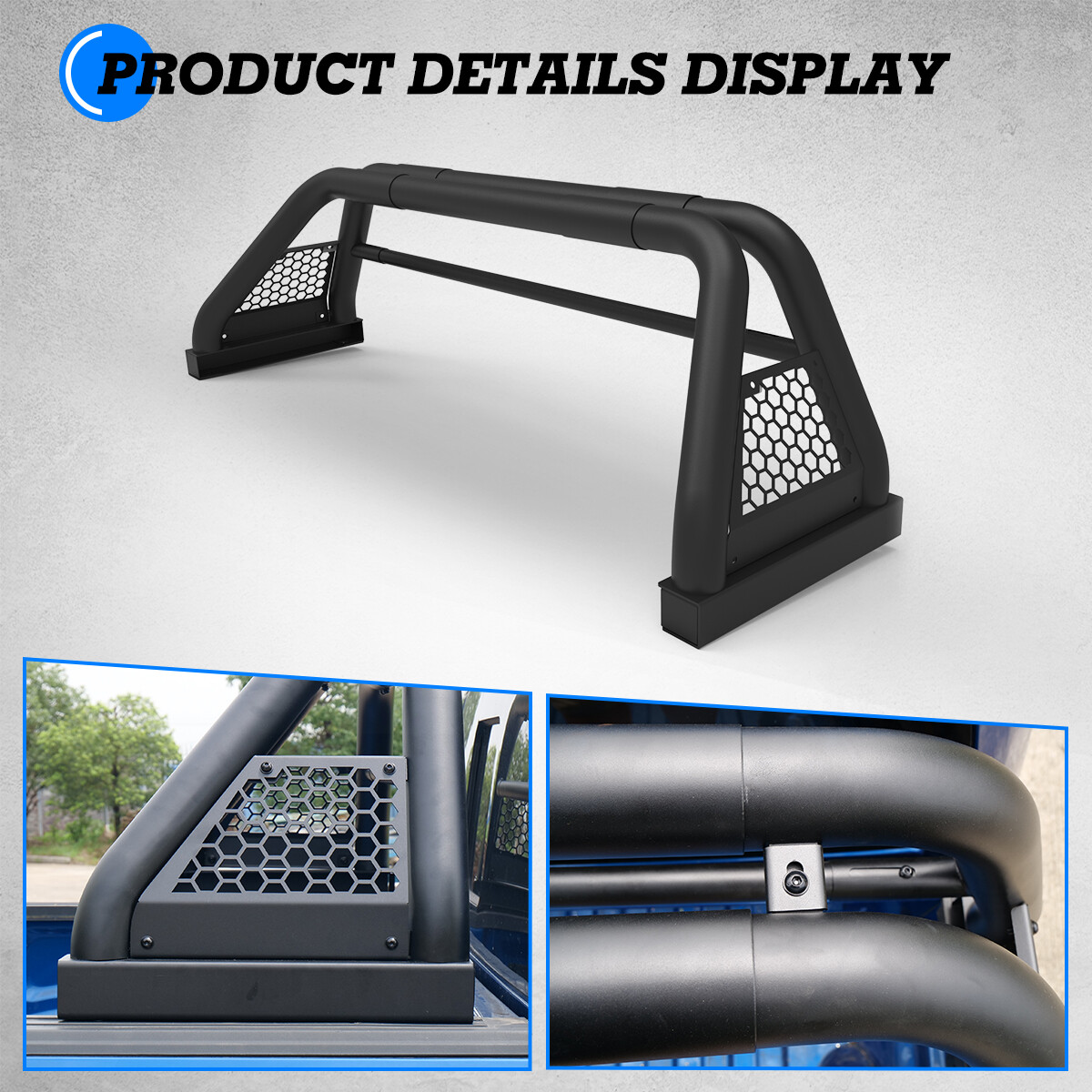 Steel Sport Textured Rack Roll Bars Trucks Universal For Silverado/ F ...