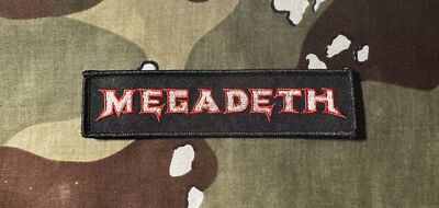 Megadeth Official Logo Embroidered Patch | eBay