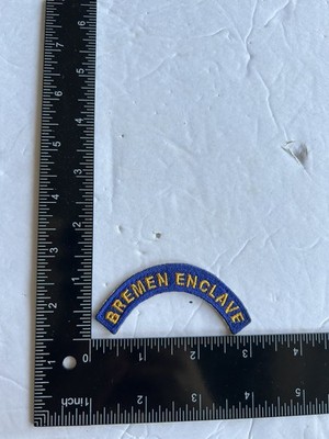 MH1867 Original US Army WW2 Shoulder Tab Bremen Enclave IR46C | eBay