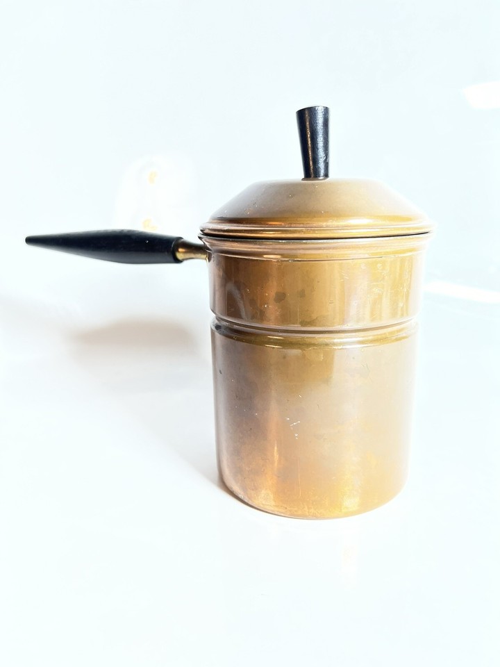 Vintage Coffee percolator with handle & Copper Colored Patinha | eBay