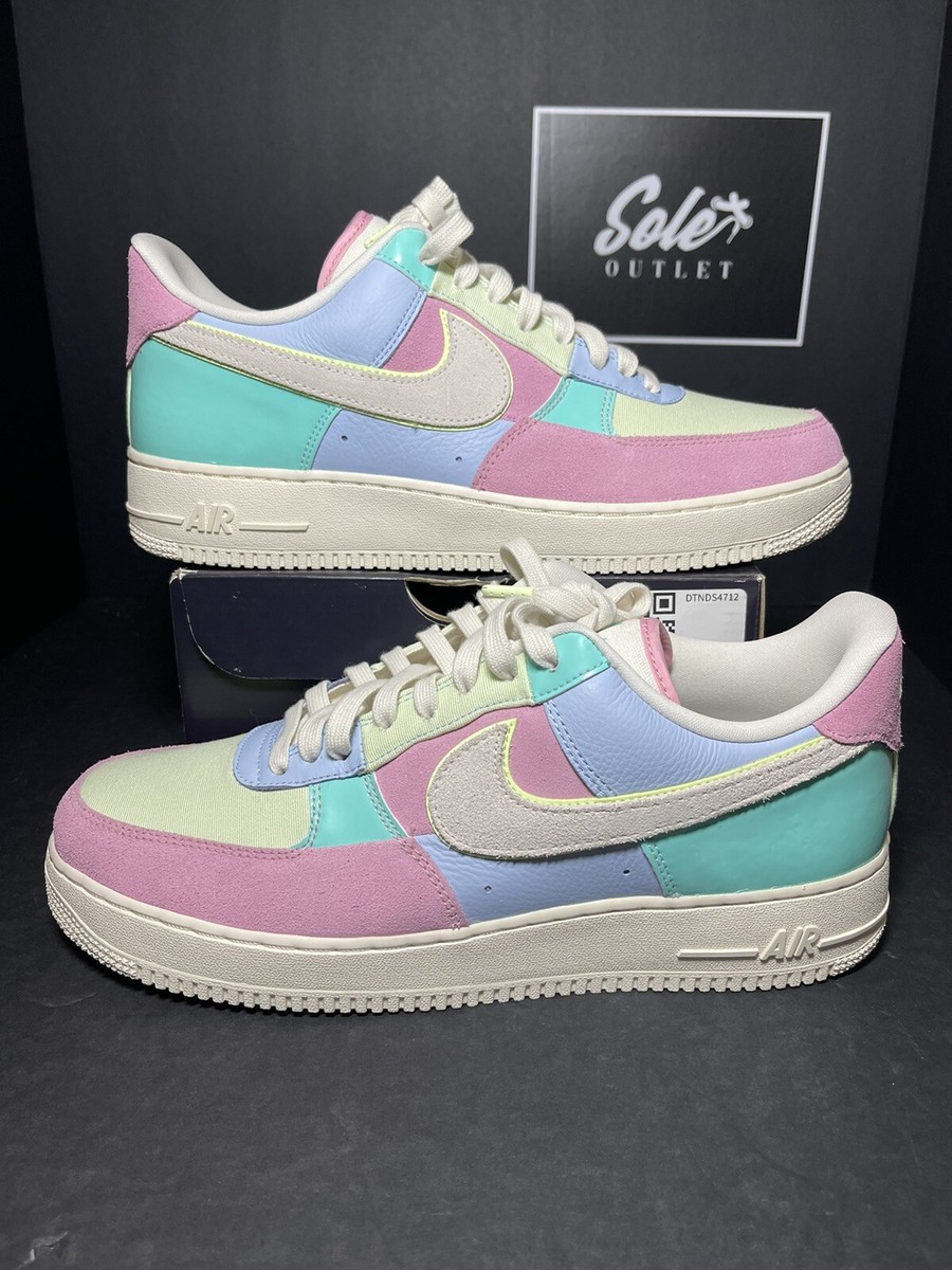 NEW Nike Air Force 1 Low Easter Spring Patchwork Men's Size NEW Nike Air Force 1 Low Easter Spring Patchwork Men's Size