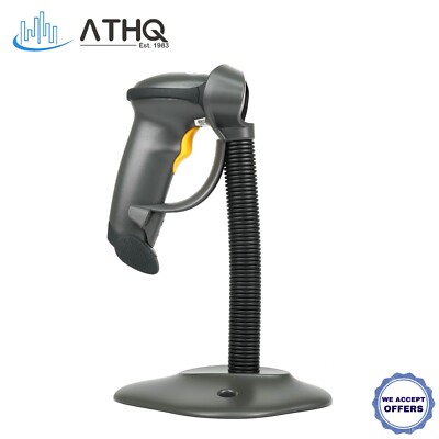 Zebra Symbol LS2208 Handheld USB Laser Barcode Label Scanner Kit with ...