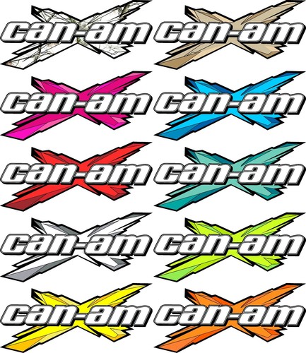 CAN-AM X Logo / ATV Vinyl Vehicle Graphic / UTV Decal / CanAm Trailer ...