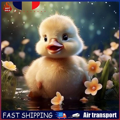 5D DIY Full Square Drill Diamond Painting Duck Kit Home Decoration ...