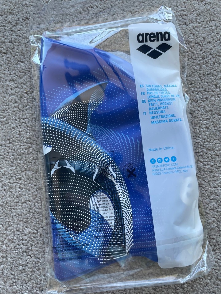 Brand New Arena Silicone Swimming Cap Adults Water Pool Swimwear Hat ...