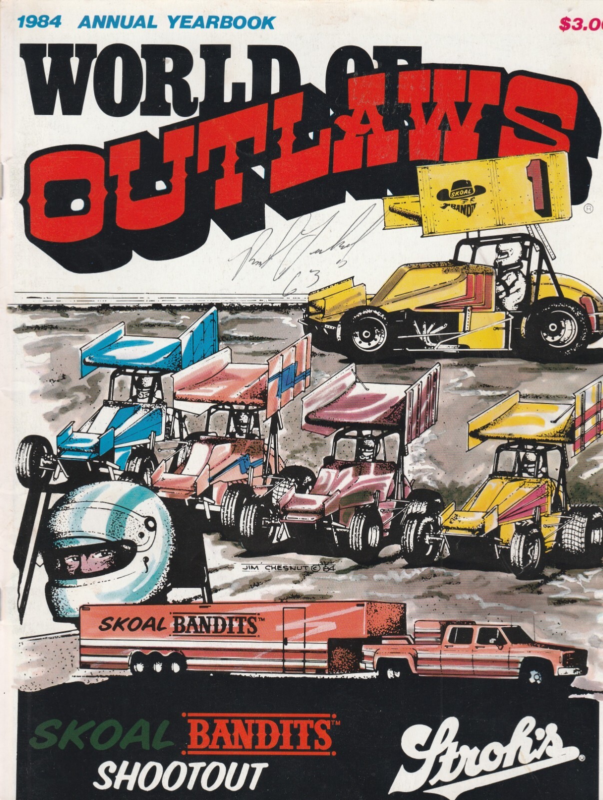 SKOAL BANDITS SHOOTOUT *WORLD OF OUTLAWS* 1984 ANNUAL YEARBOOK | eBay