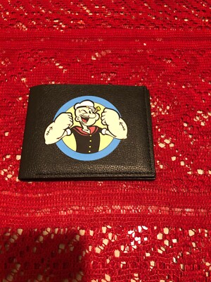 POPEYE THE SAILOR MAN PU SLIM BIFOLD WALLET 2 SIDES PRINTING #2 | eBay