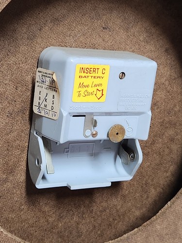 Vintage 1960's Verichron Wall Clock Velvet Black & Gold Gilt Wood Frame ...