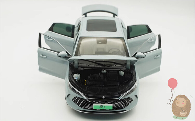 New Energy 1/18 BYD qin L 2024 Alloy Diecast Car Model Hobby Toys Gifts ...