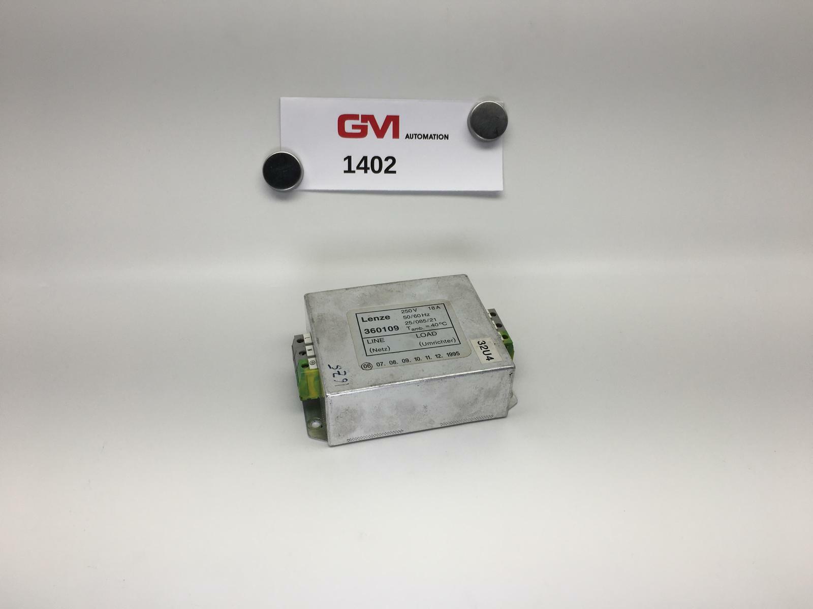 Lenze Netzfilter 360109 Electric Line Filter Module Entstörfilter 250V ...