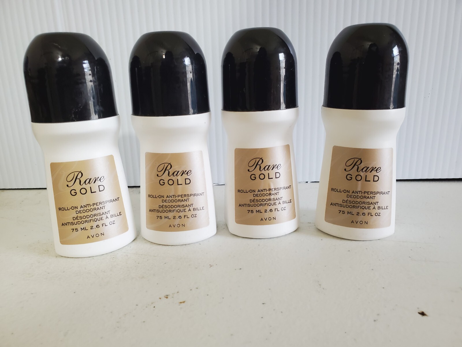 AVON Rare Gold Roll-On Antiperspirant Deodorant 2.6 FL OZ ea, 4-PAK | eBay