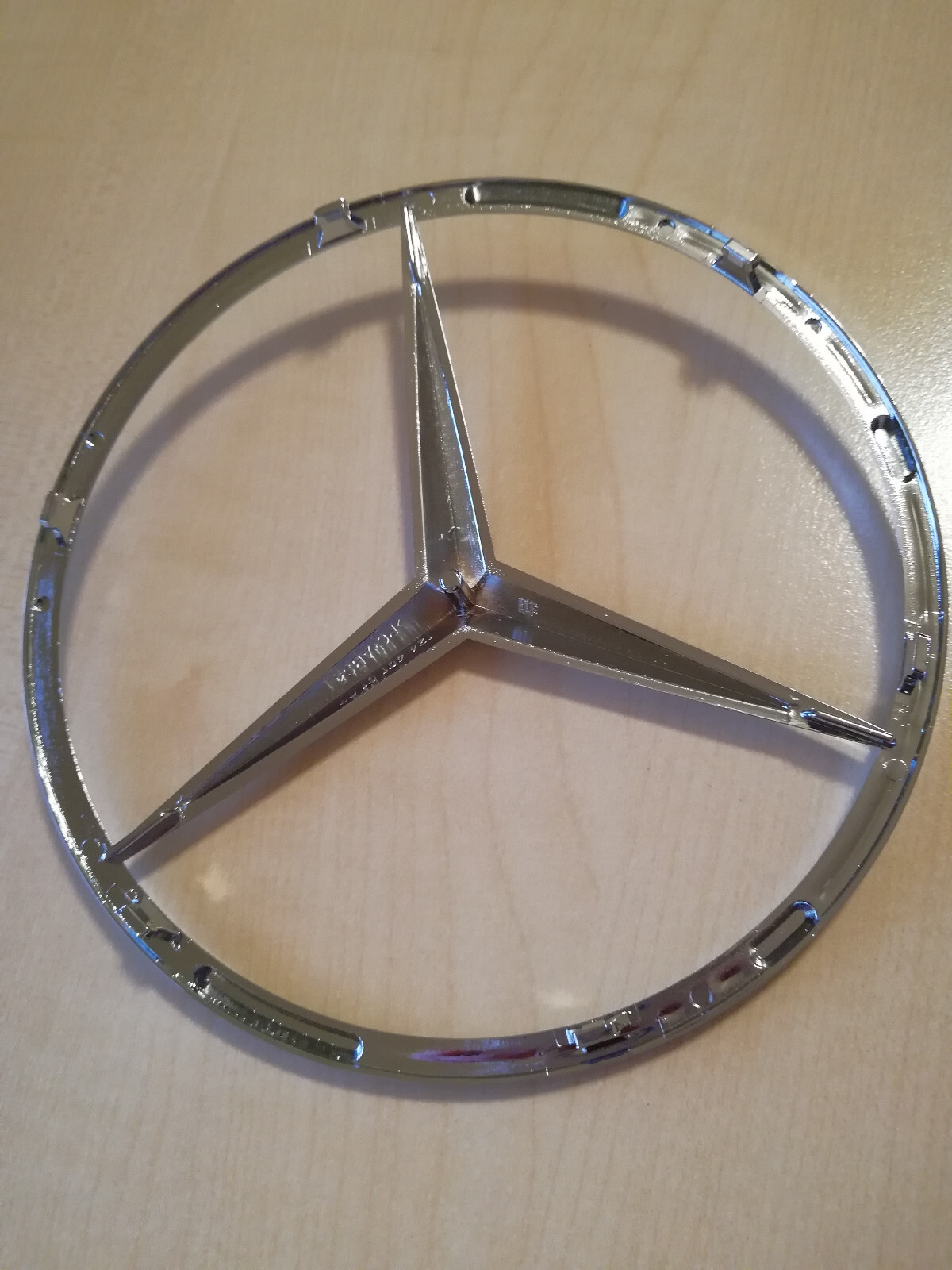 Emblem Mercedes Benz Chrom 1244010103 W124 Oldtimer | eBay.de