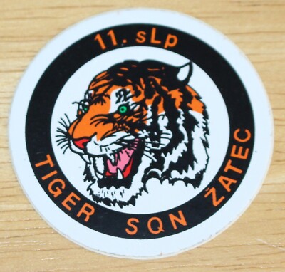 Czech Air Force 11. sLp Tiger Squadron Zatec Air Base Sticker | eBay
