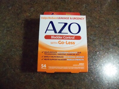 AZO Bladder Control with Go-Less, 54 Capsules exp 4/26 787651760025 | eBay