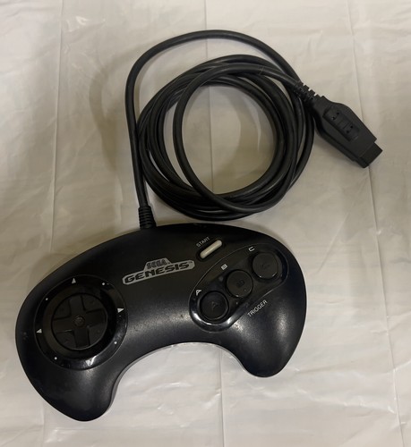 Genuine Sega Genesis ~ 3 Button Wired Controller 1650 Tested/Works | eBay
