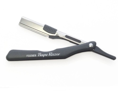Feather Nape and Body Shaving Razor Grey - Made in Japan | eBay