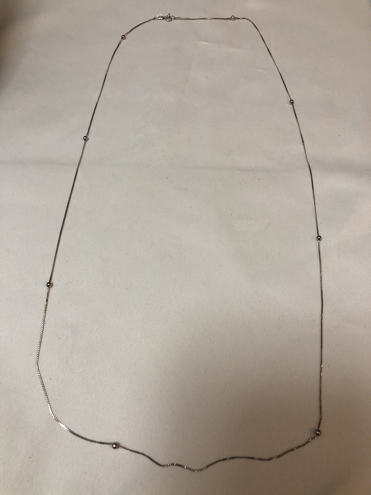 925 STERLING SILVER FANCY TRACE BALL NECKLACE CHAIN - 32” Long | eBay