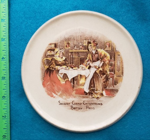 Sairey Gamp Entertains Betsy Prig - Large 6" Sandland Ware Decorative ...