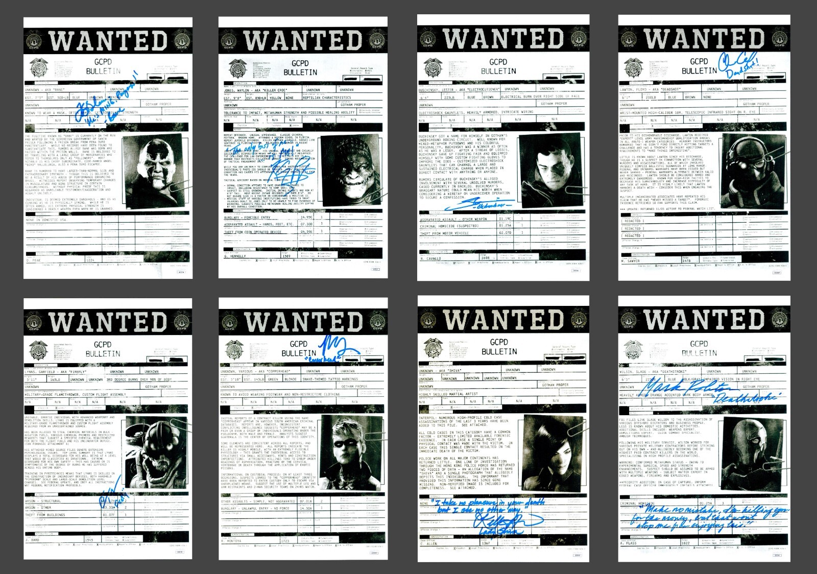 Batman Arkham Origins Wanted Poster