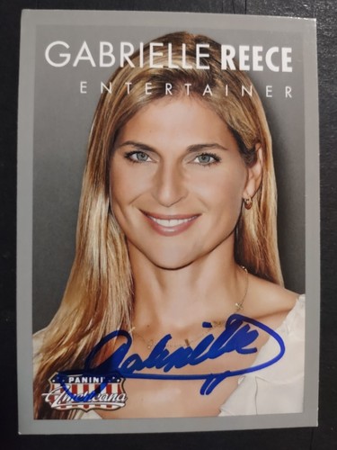 GABRIELLE REECE VOLLEYBALL STAR SIGNED AUTOGRAPHED PANINI AMERICANA ...