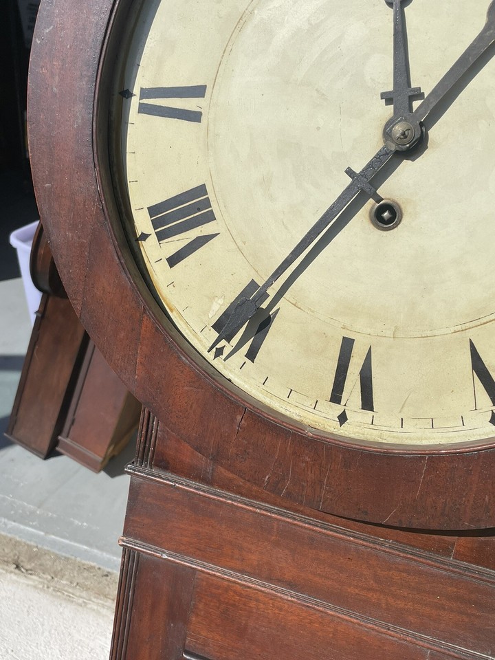Huge Antique English Tavern Clock 57” Tall W Mason Warwick | eBay