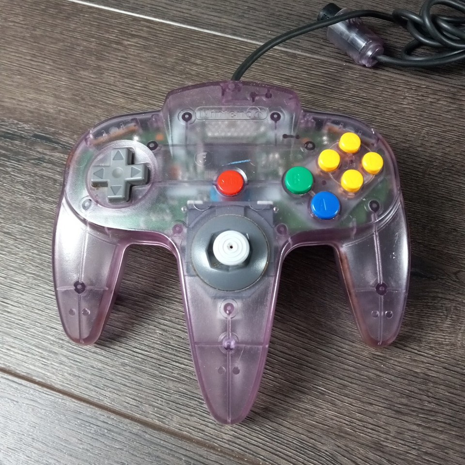 Nintendo 64 Console Bundle, Controller, Cables, Jumper Pack, Controller ...