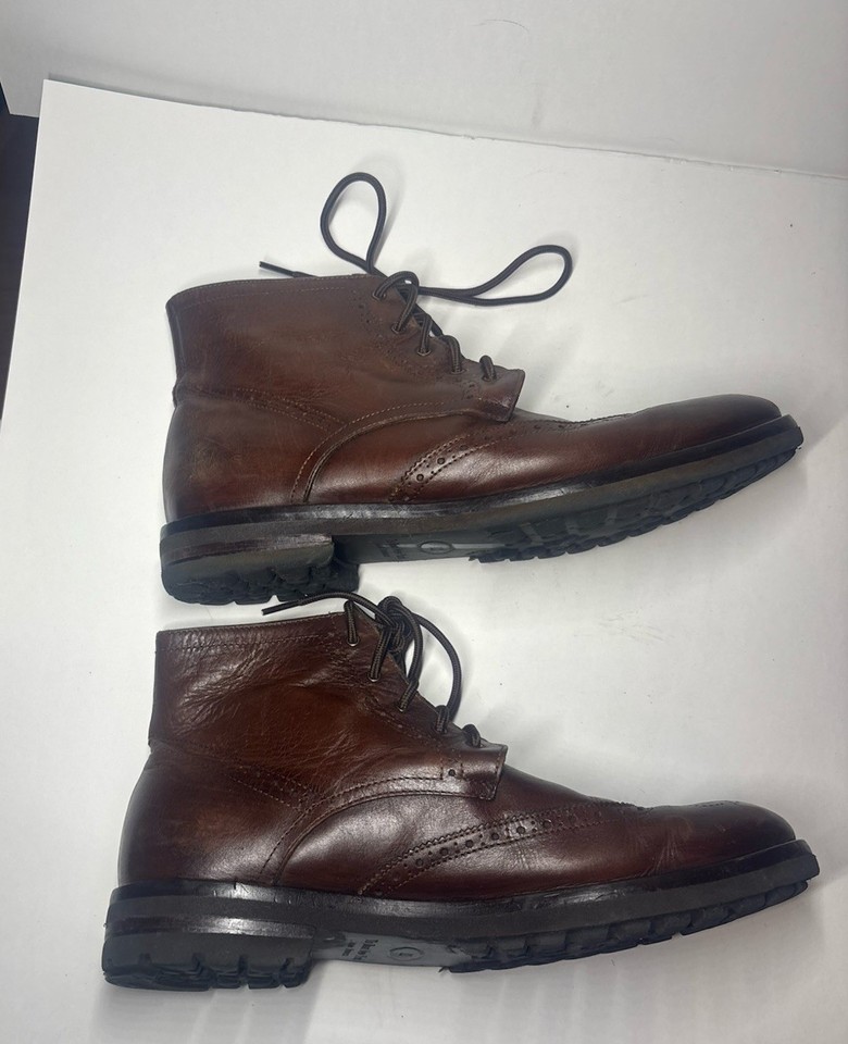 To Boot New York Adam Derrick Boots Men’s 12 M Brown Work Boots Made In ...