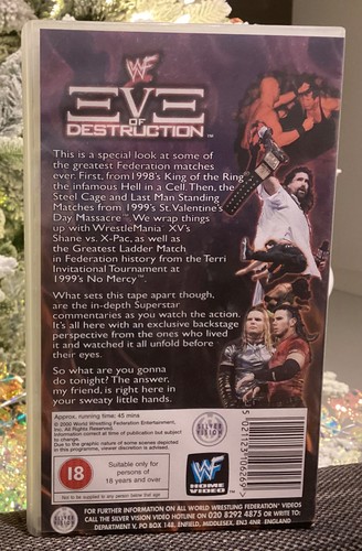 WWF - Eve of Destruction (VHS, 2000) for sale online | eBay UK