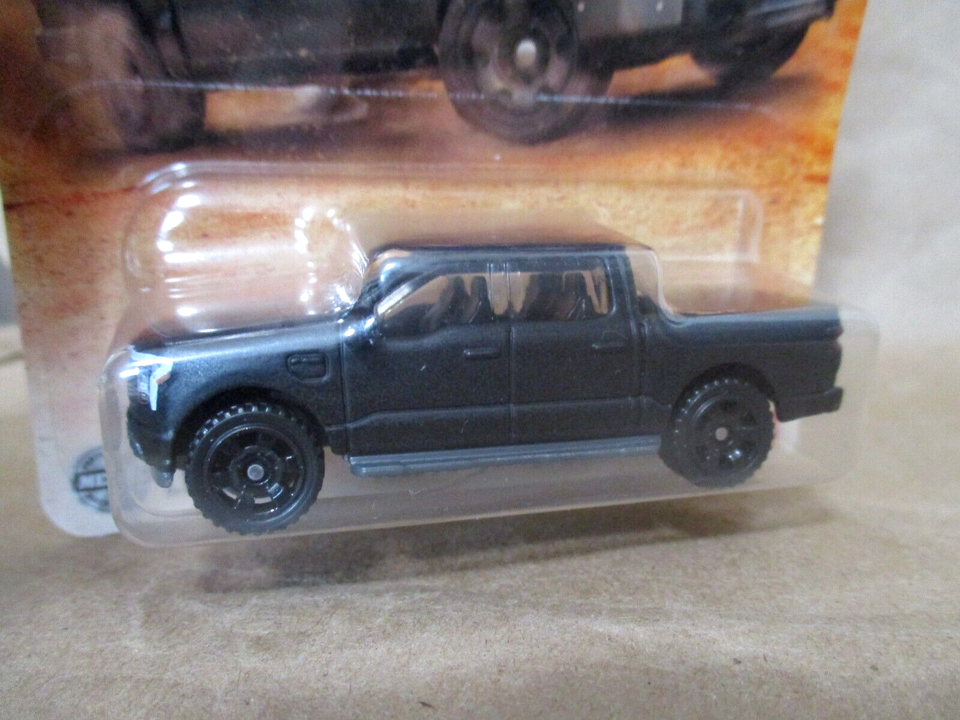 Matchbox 1-125 series #28 2022 Ford Lightning Pickup Matte Black 1/64 ...