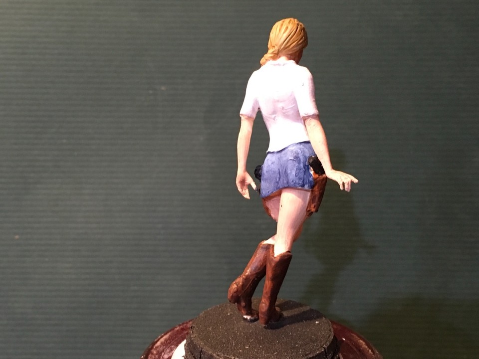 1/24 1/25 or G Scale Resin Model Kit, Sexy action Figure Cow Girl ...