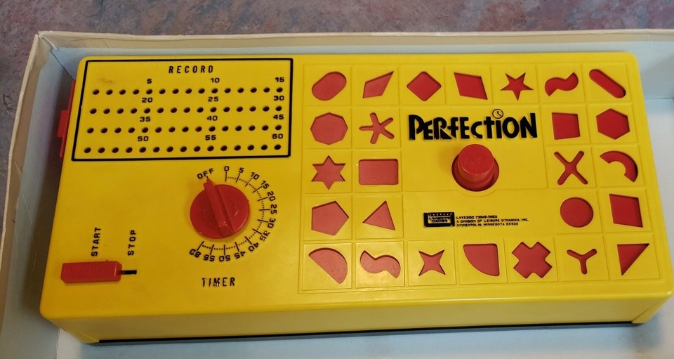 Vintage Lakeside PERFECTION Game 1973 all pieces/ works | eBay