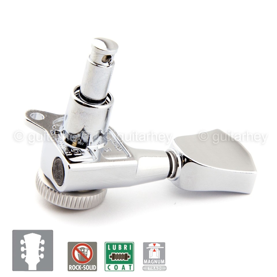 NEW Gotoh SG381-04 MGT MAGNUM LOCKING TRAD Keystone Tuners Keys Set 3x3 ...
