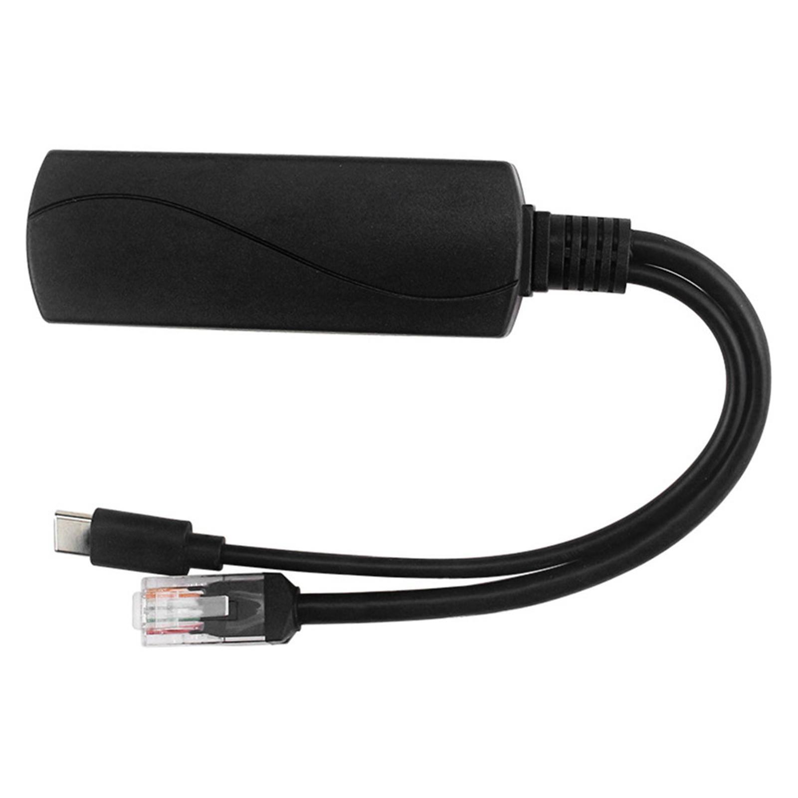 2.5kV Active PoE Splitter USB C Power Over Ethernet Gigabit for ...