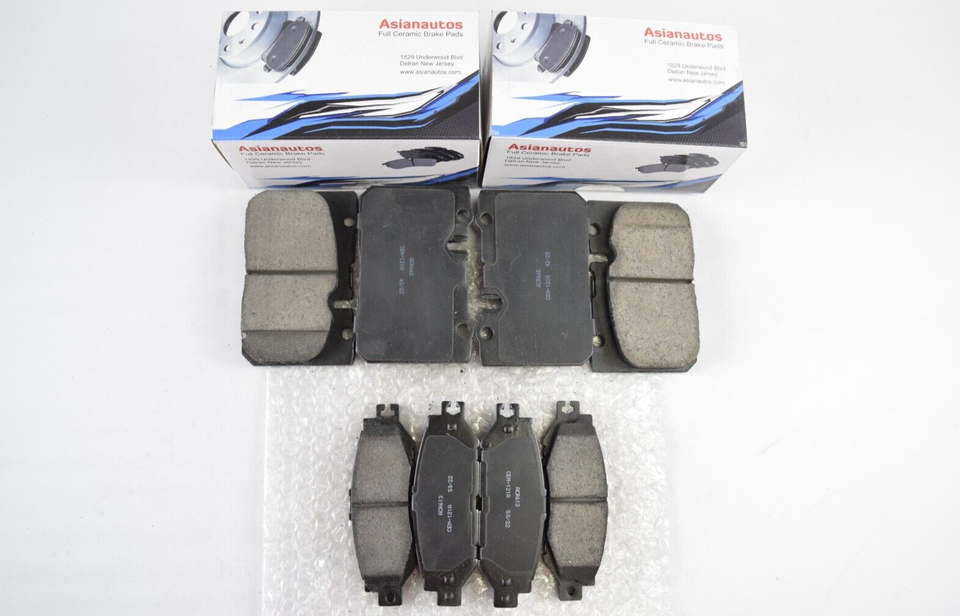 Asianautos Full Ceramic Front and Rear Brake Pads For Lexus LS400 1995 ...