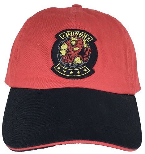 Vintage NOS Official Marvel Honor Iron Man Cap Strap Baseball Hat Tony ...