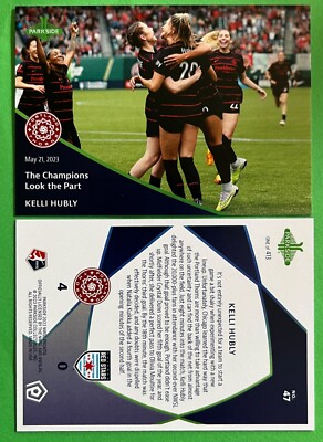 Kelli Hubly 2023 Parkside NWSL Pronto Week 8 Card #47 /413 PORTLAND ...